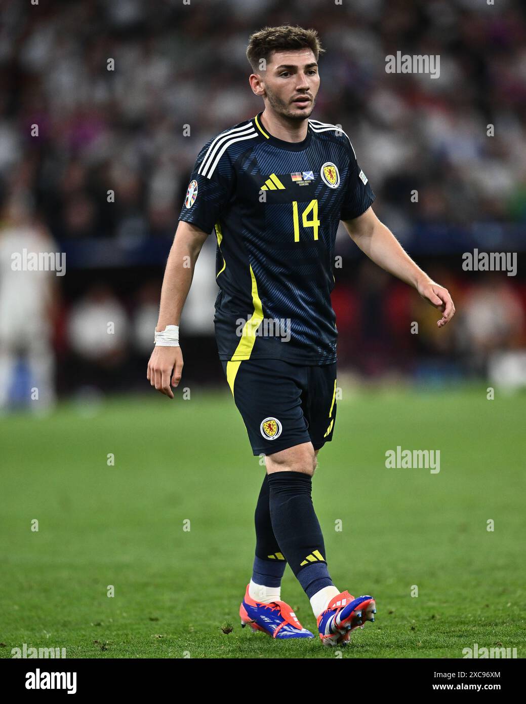 MUNICH, GERMANY - JUNE 14: Billy Gilmour of Scotland during the UEFA ...