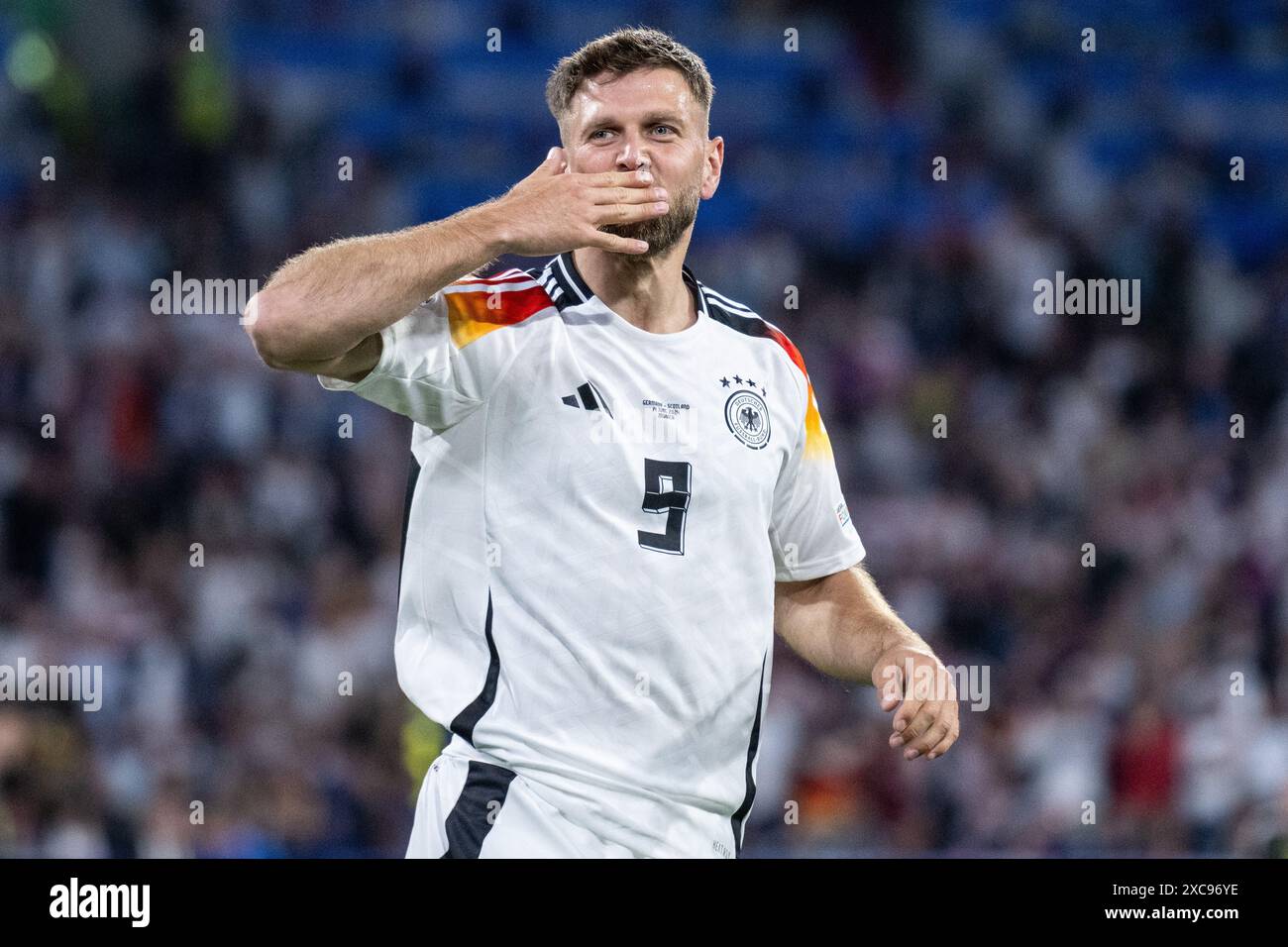 MUNICH, GERMANY - JUNE 14: Niclas Fullkrug of Germany celebrate after ...