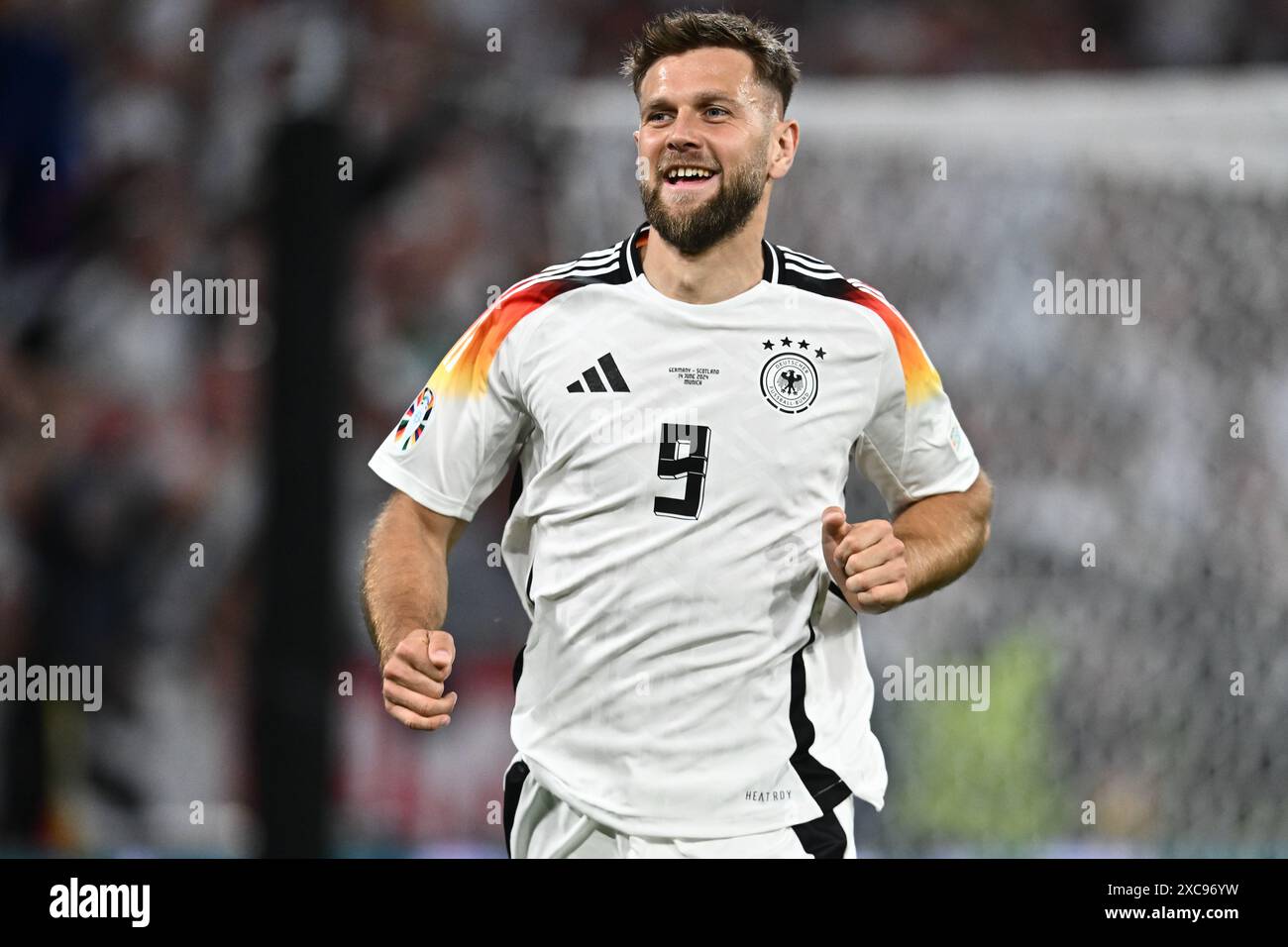 MUNICH, GERMANY - JUNE 14: Niclas Fullkrug of Germany celebrate after ...