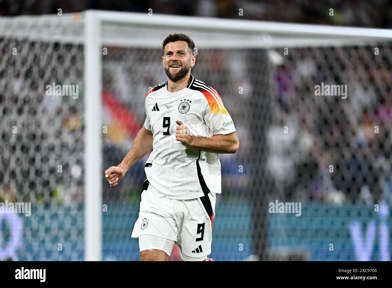 MUNICH, GERMANY - JUNE 14: Niclas Fullkrug of Germany celebrate after ...
