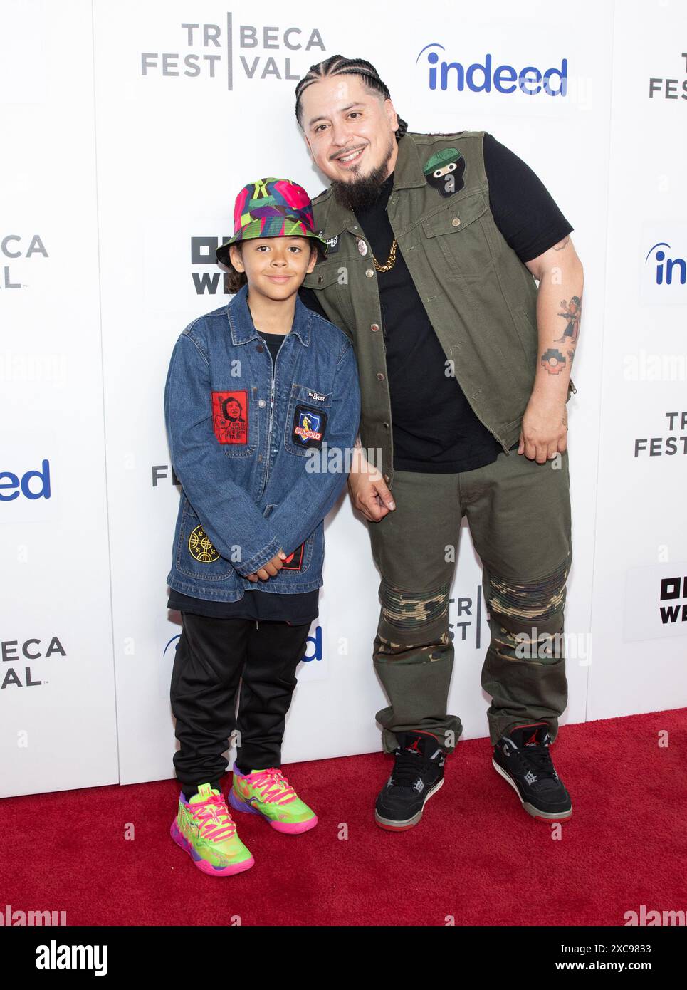 June 14, 2024, New York, New York, USA: Roque Starz and Rodrigo Starz ...