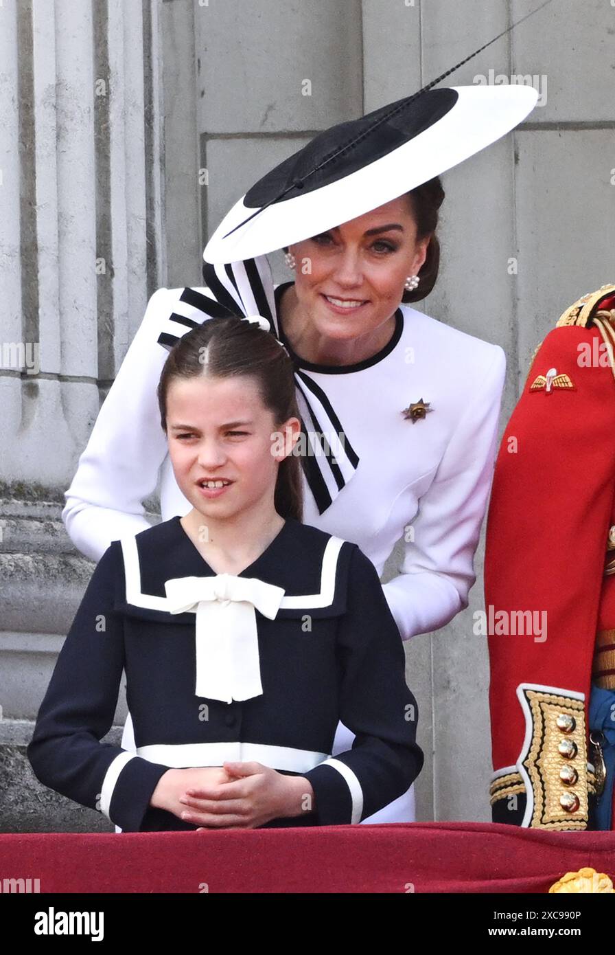 London, UK. June 15th, 2024. The Princess of Wales and Princess ...