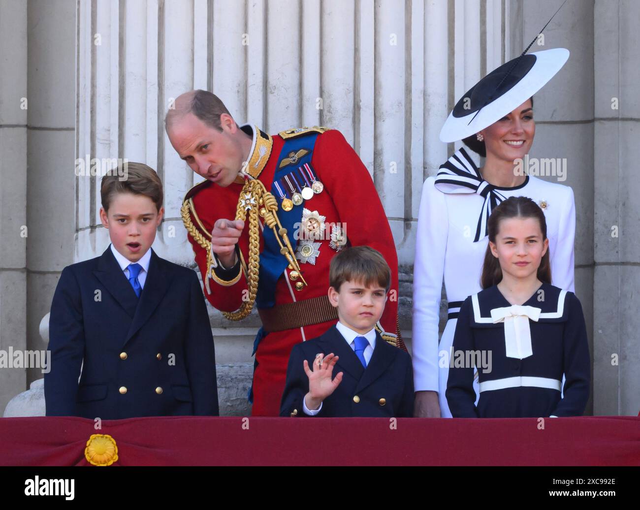 London, UK. June 15th, 2024. The Princess of Wales, The Prince of Wales ...