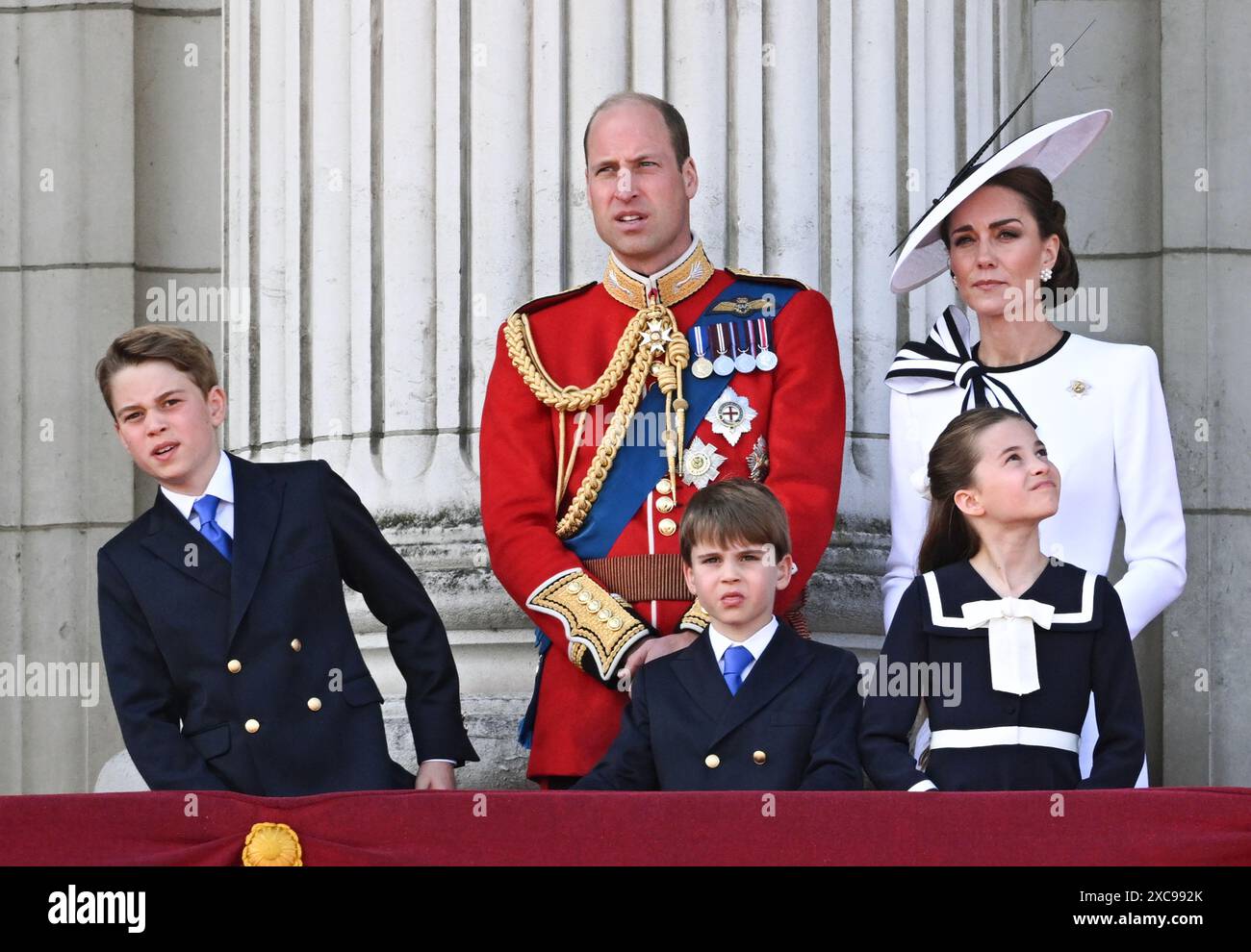 London, UK. June 15th, 2024. The Princess of Wales, The Prince of Wales ...
