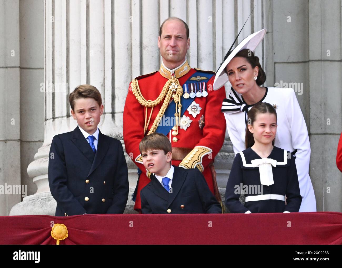 London, UK. June 15th, 2024. The Princess of Wales, The Prince of Wales ...