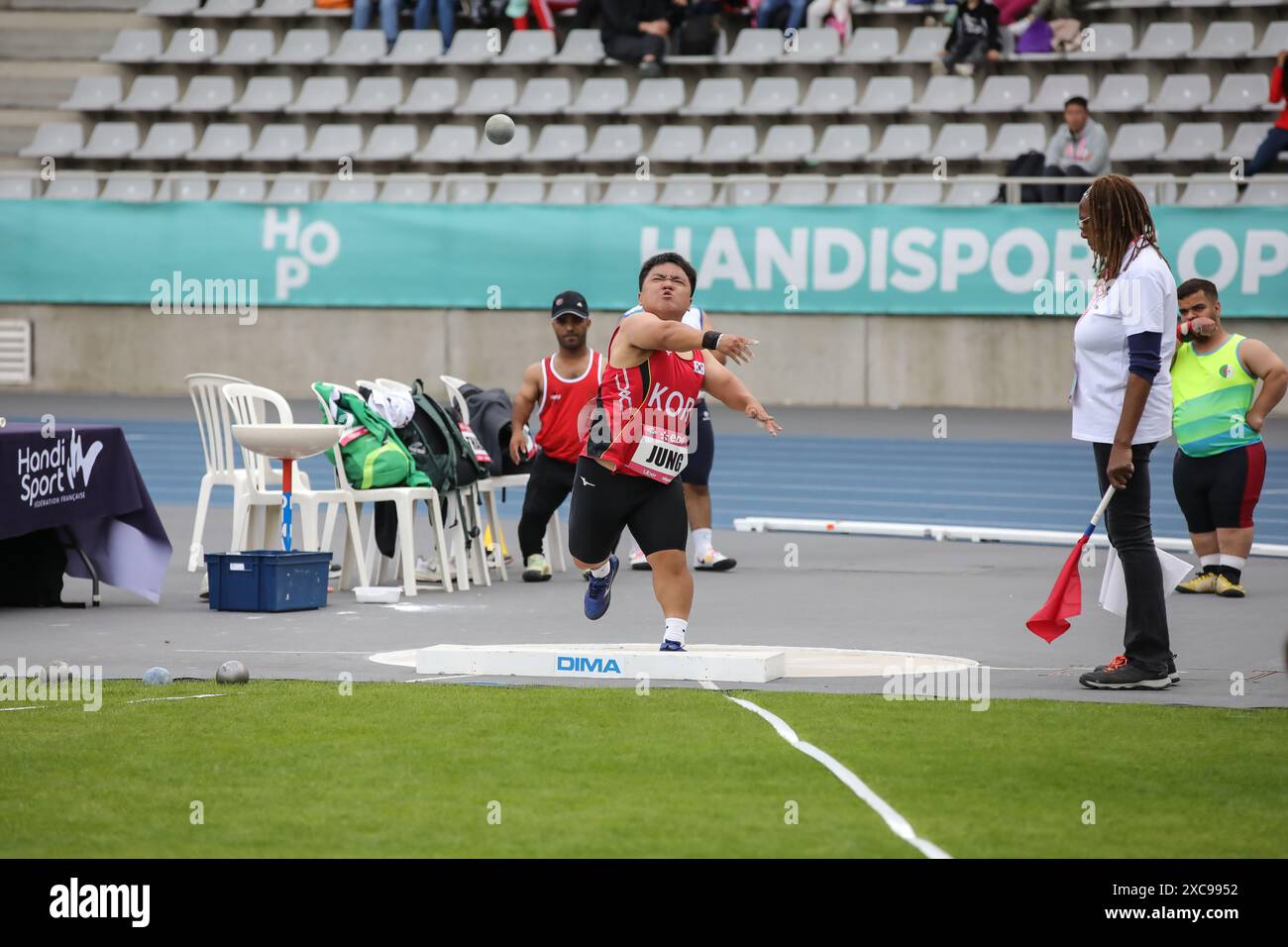 Paris, France, Thursday 13 june 2024, Handisport Paris Open 2024, Jung ...