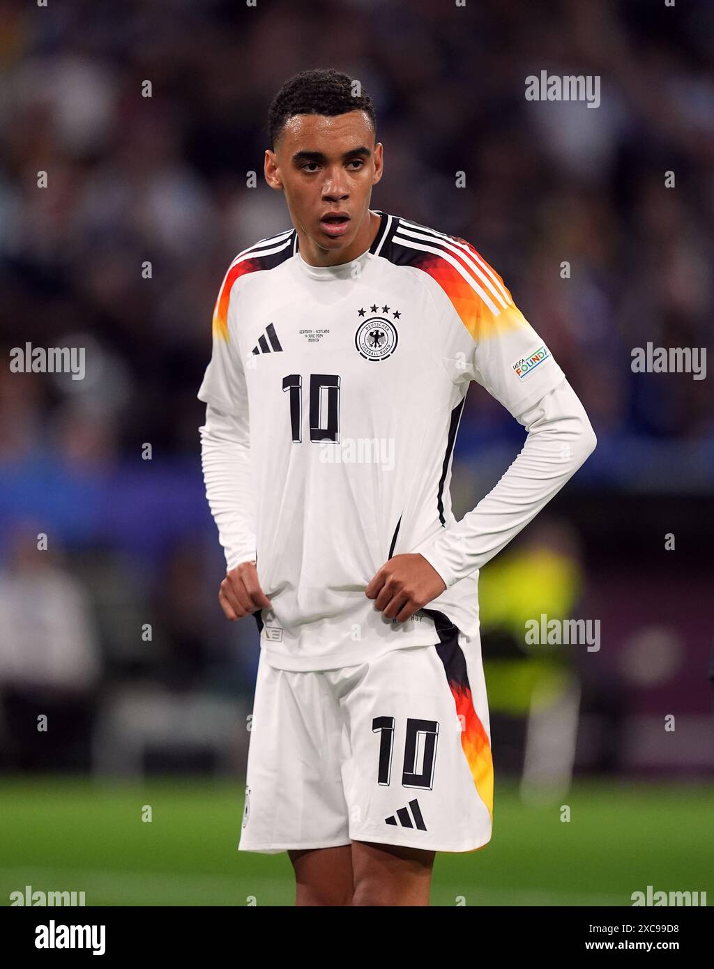 Germany's Jamal Musiala during the UEFA Euro 2024 Group A match at the ...