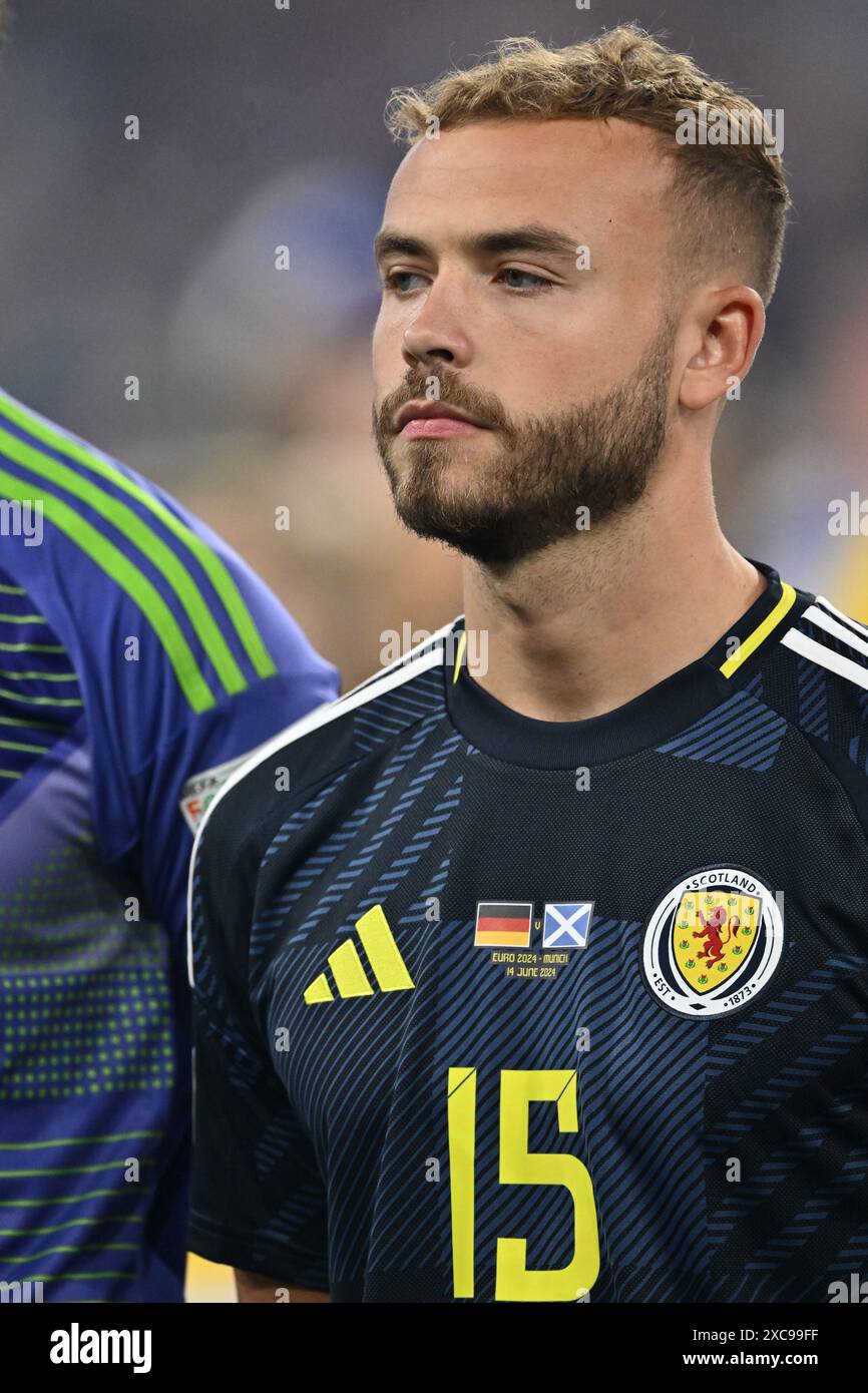MUNICH, GERMANY - JUNE 14: Ryan Porteous of Scotland during the UEFA ...