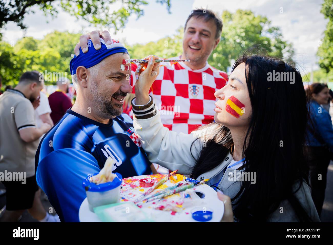 Berlin, Germany. 15th June, 2024. Soccer: European Championship, Spain ...