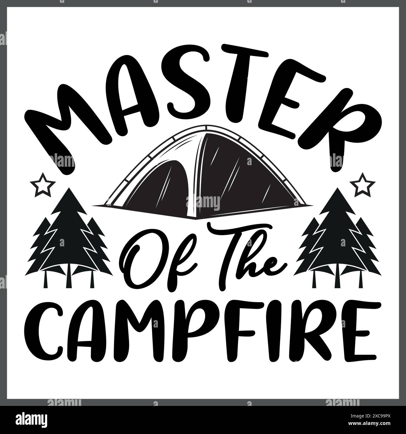 Camping Typography T-Shirt Design Outdoor Adventure Inspirational Concept Stock Vector Image ...