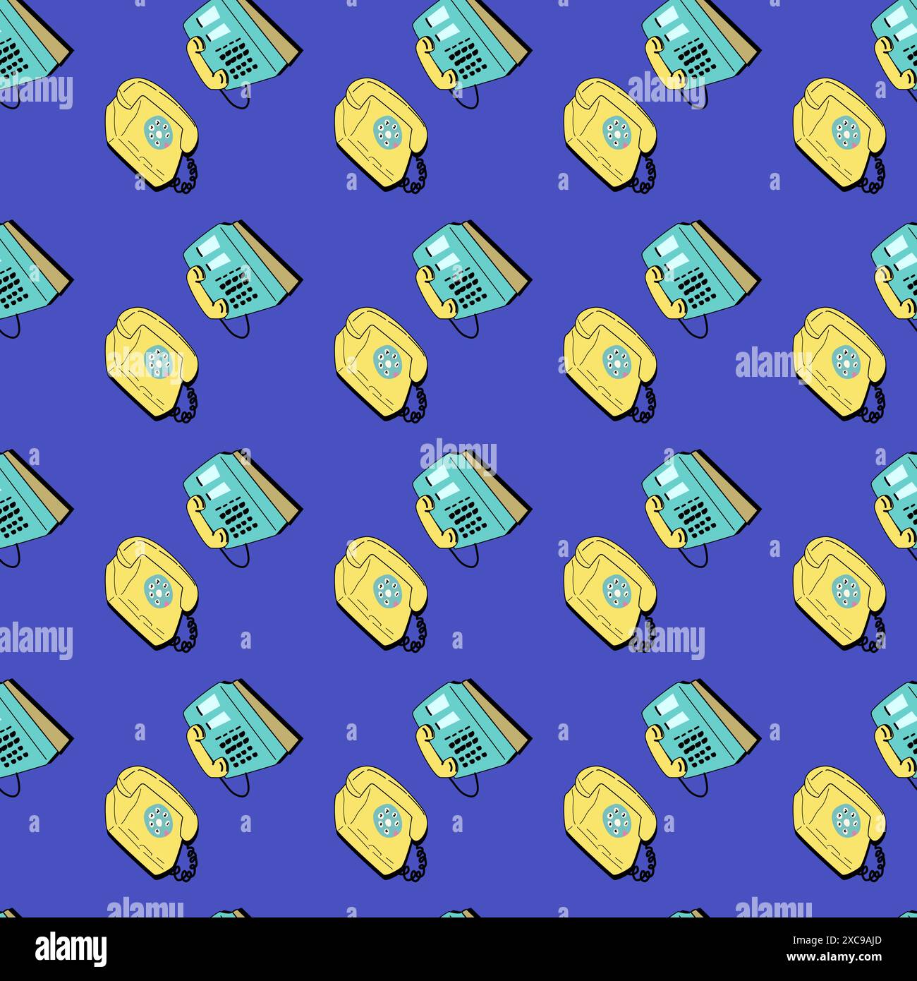 90s music background with audio equipment from 00s. Retro fashion ...
