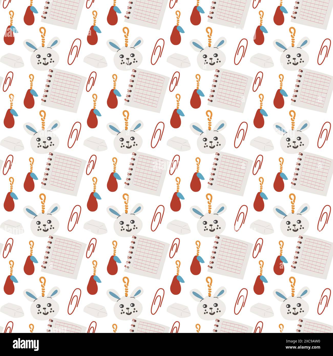 Childrens fashion school pattern. Back to school or kindergarten ...