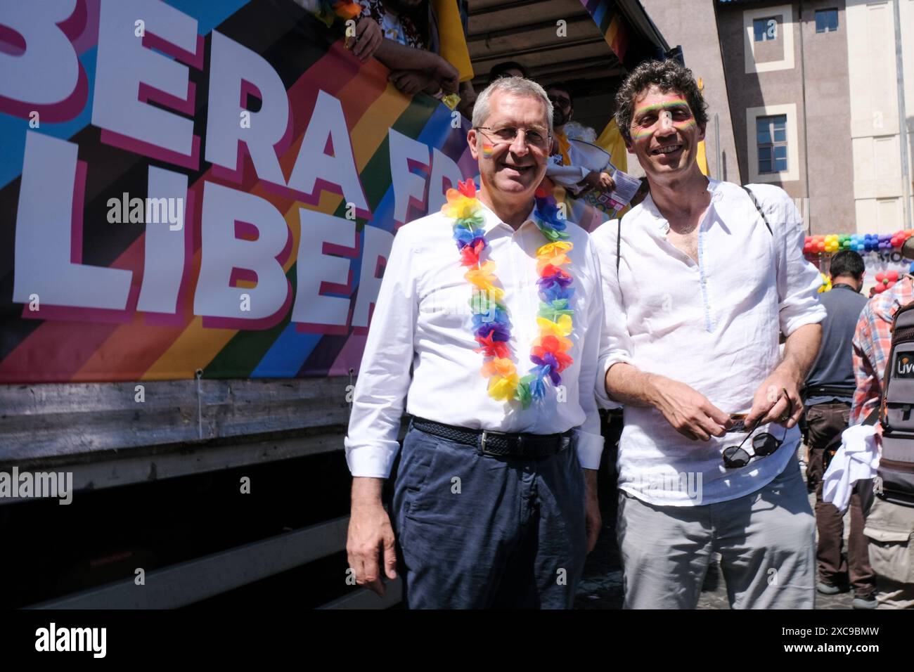 Roma, Italia. 15th June, 2024. Benedetto Della Vedova, Riccardo Magi ...