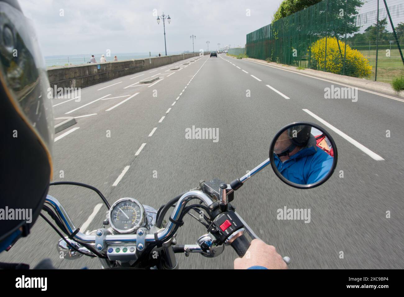Pillion passenger motorcycle hi-res stock photography and images - Alamy