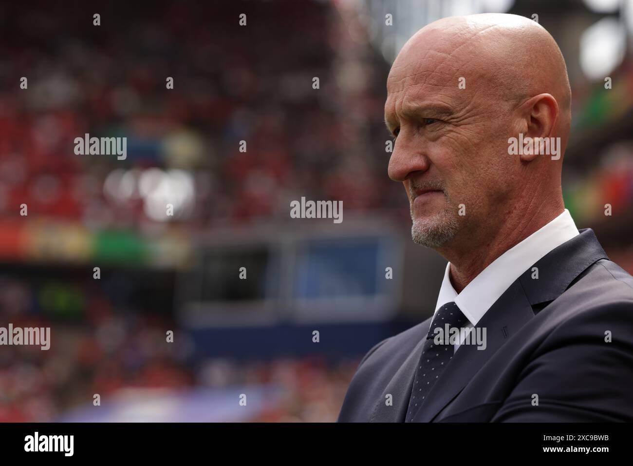 Cologne, Germany. 15th June, 2024. Marco Rossi Head coach of Hungary ...