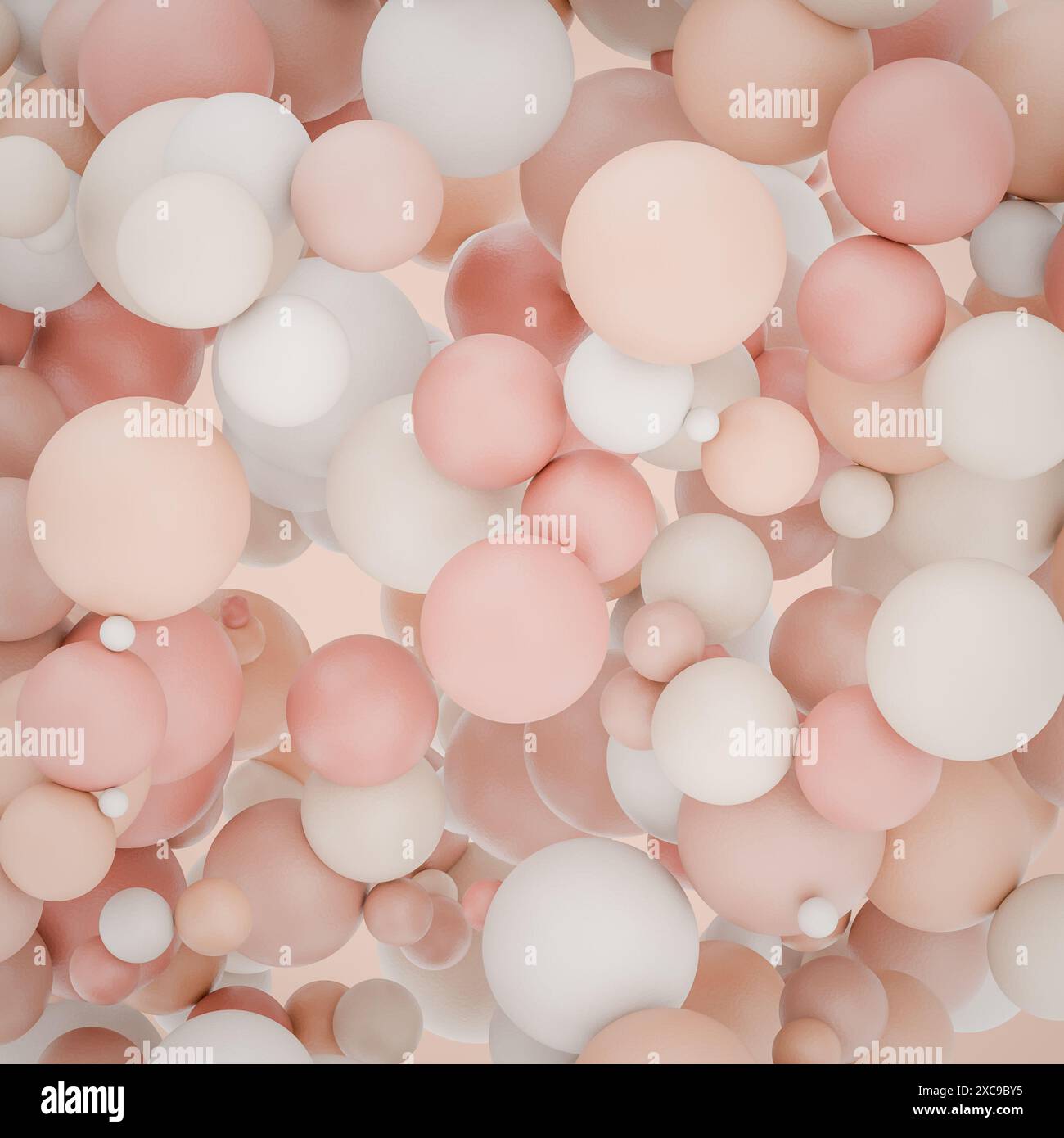 Abstract textured spheres background: skin cosmetics color scheme ...