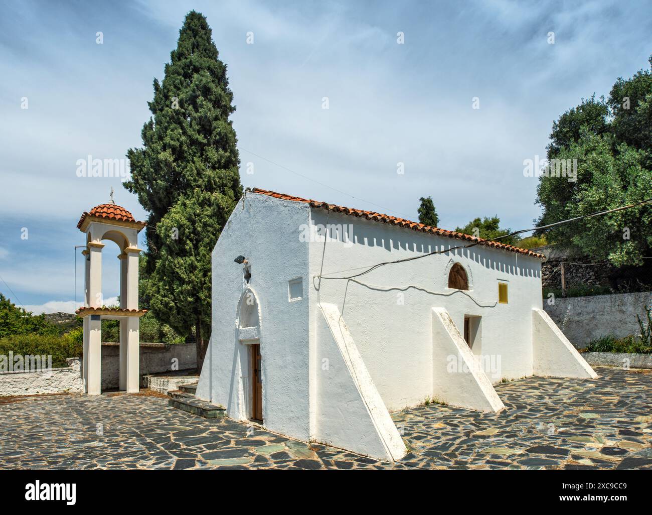 Panagia Church (Virgin Mary) near village of Anisaraki and town of ...