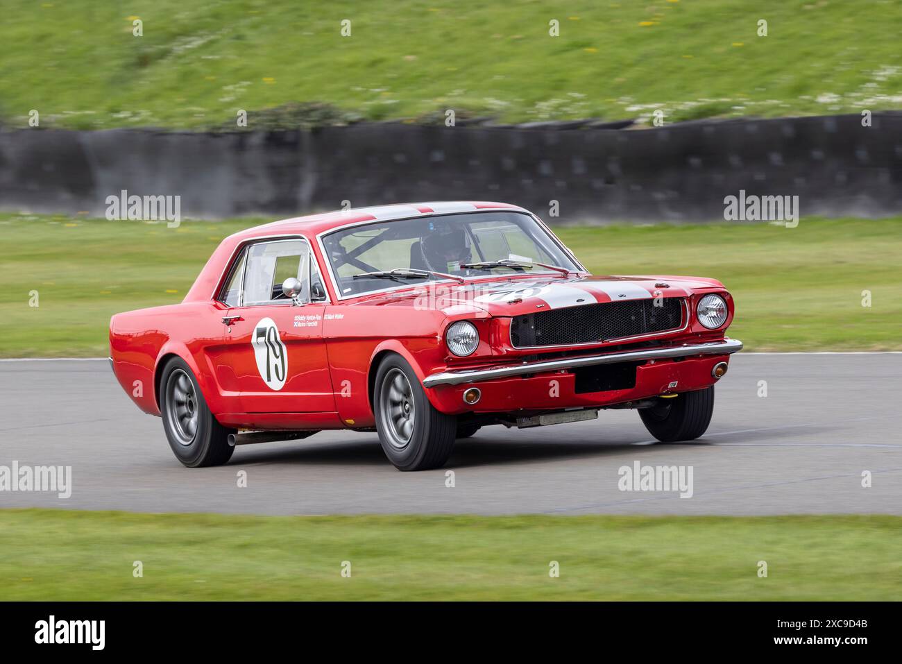 The Bobby Verdon-Roe / Marino Franchitti 1965 Ford Mustang during the ...