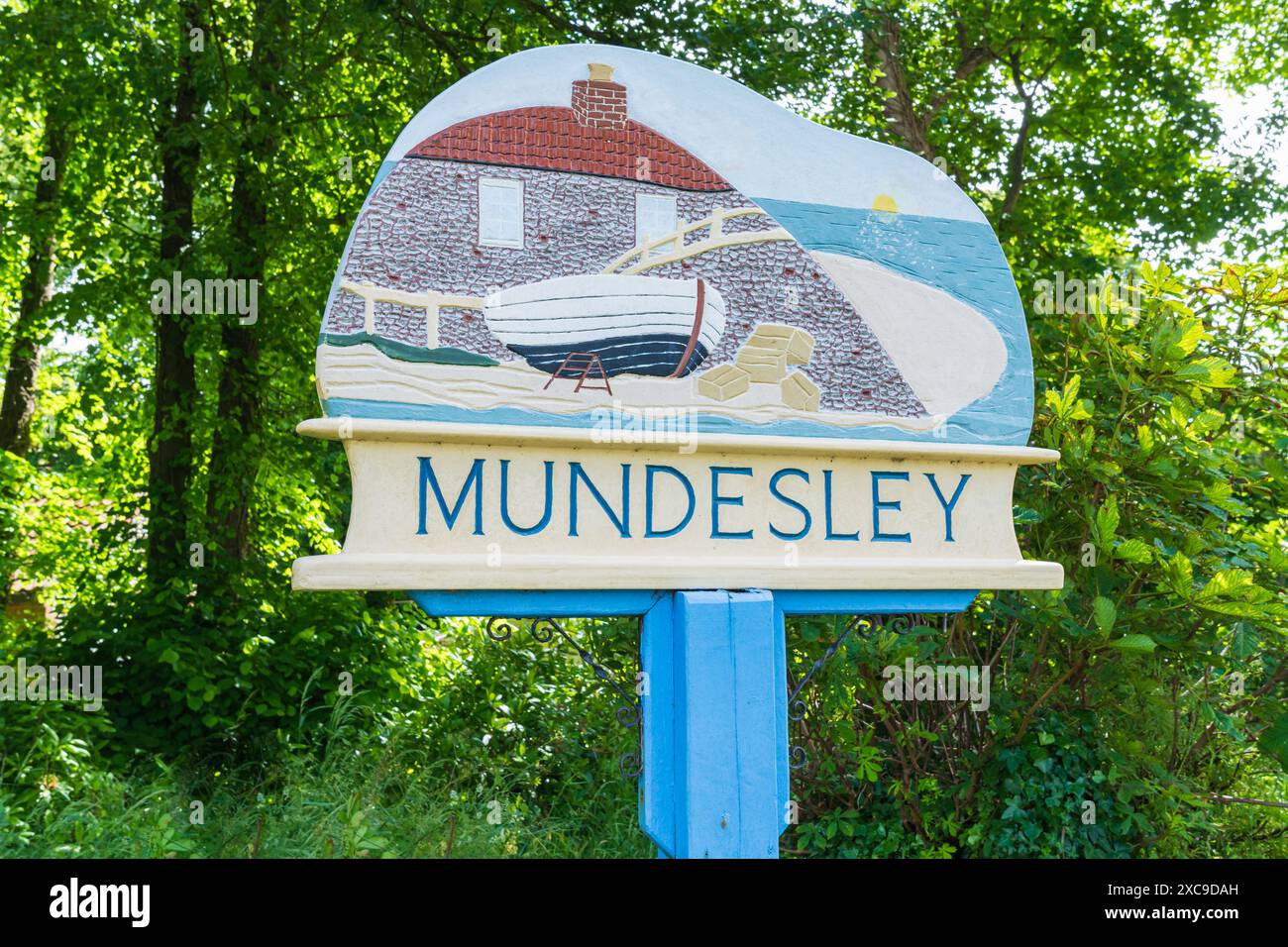Village sign norfolk uk hi-res stock photography and images - Alamy