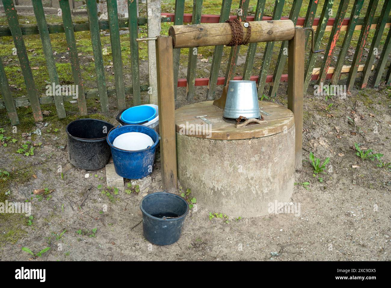 Water buckets hi-res stock photography and images - Alamy