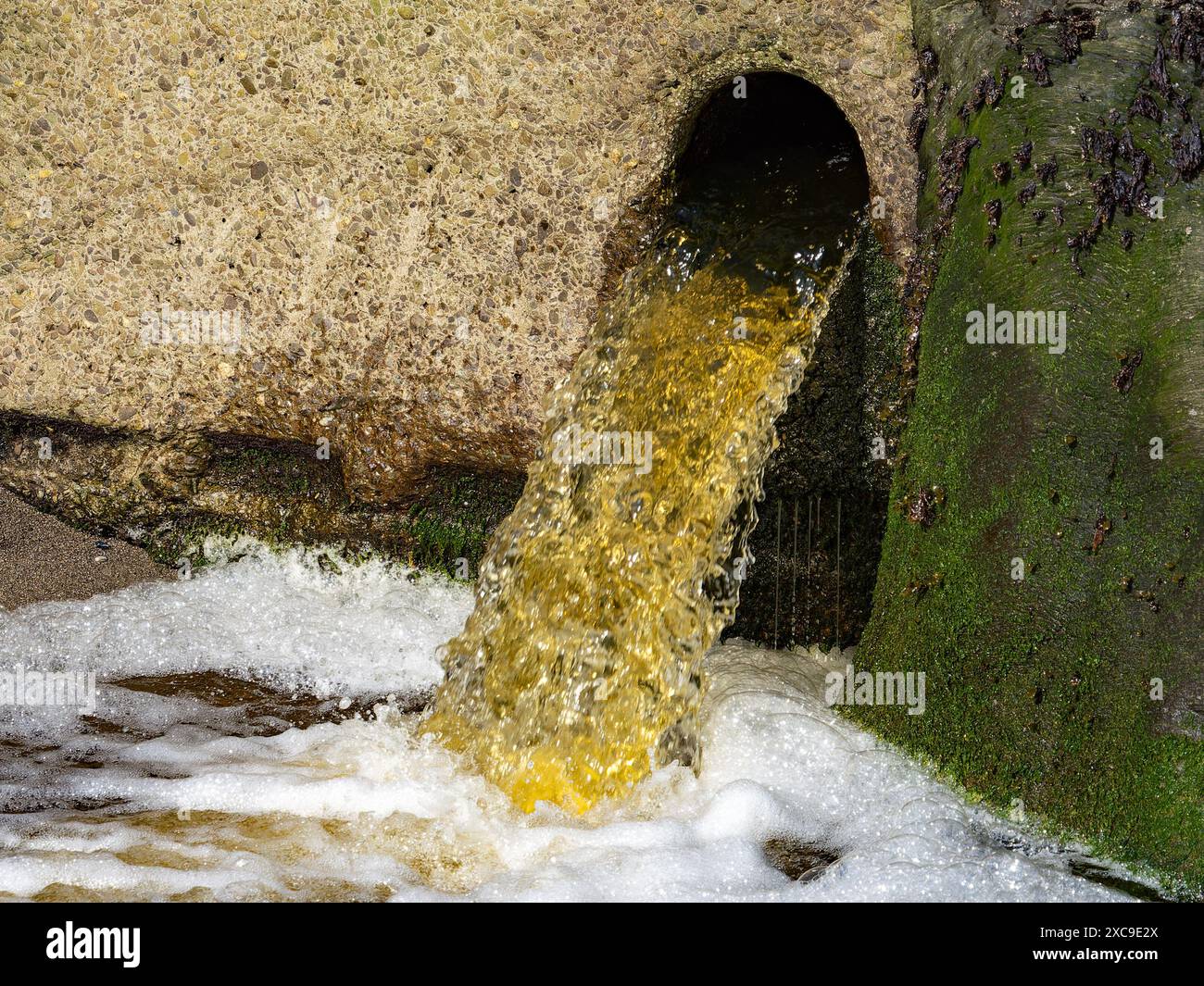 Rapid flow water in concrete hi-res stock photography and images - Alamy