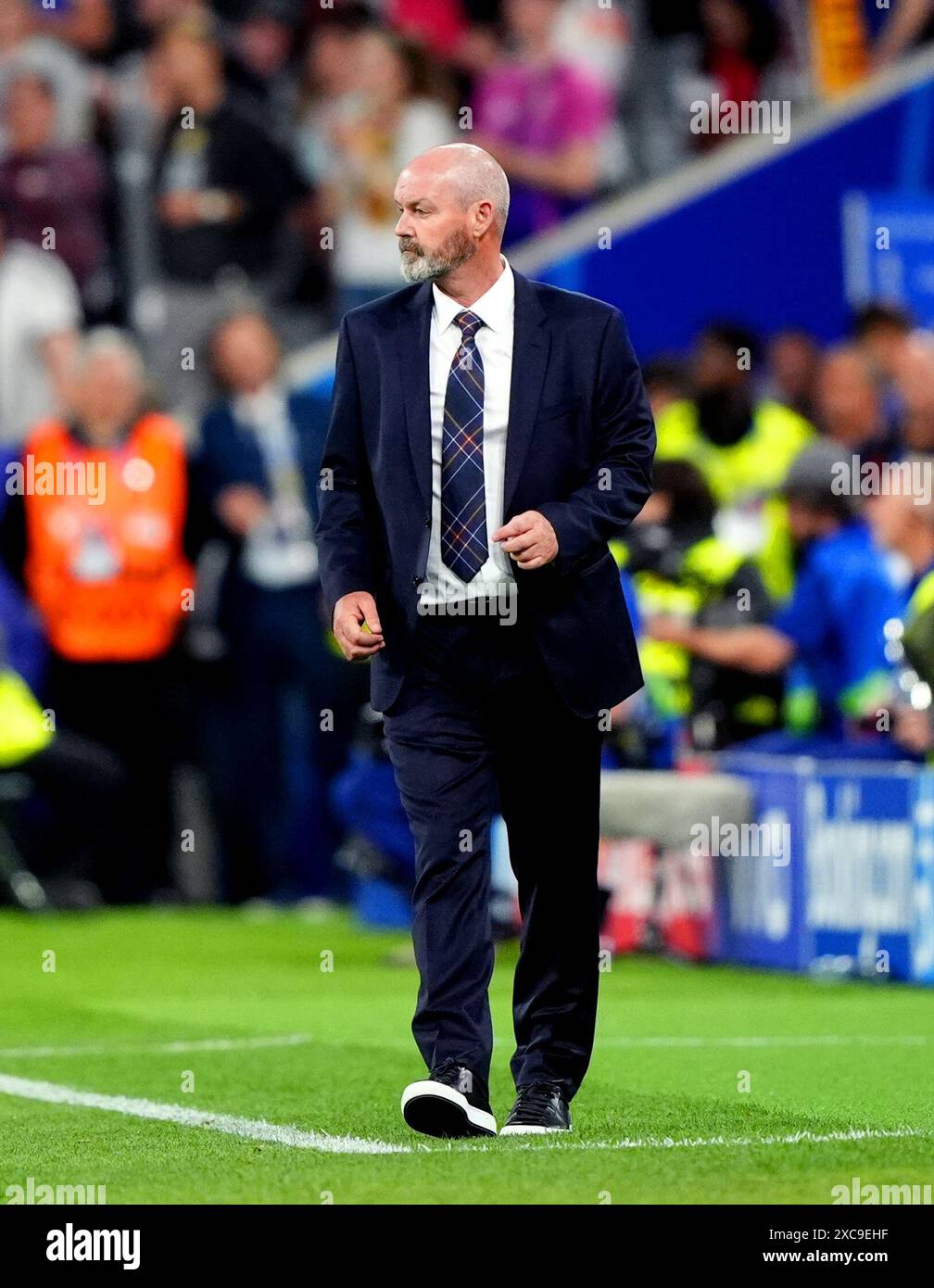 Scotland manager Steve Clarke during the UEFA Euro 2024 Group A match ...