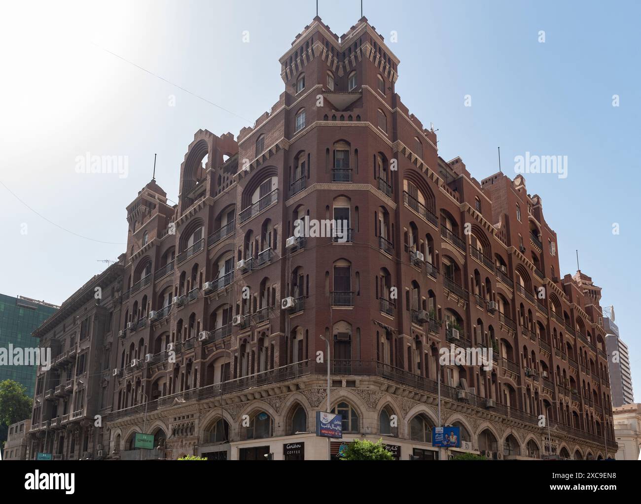 Cairo, Egypt. June 14th 2024 The Davies Bryan Building, built in 1910 ...