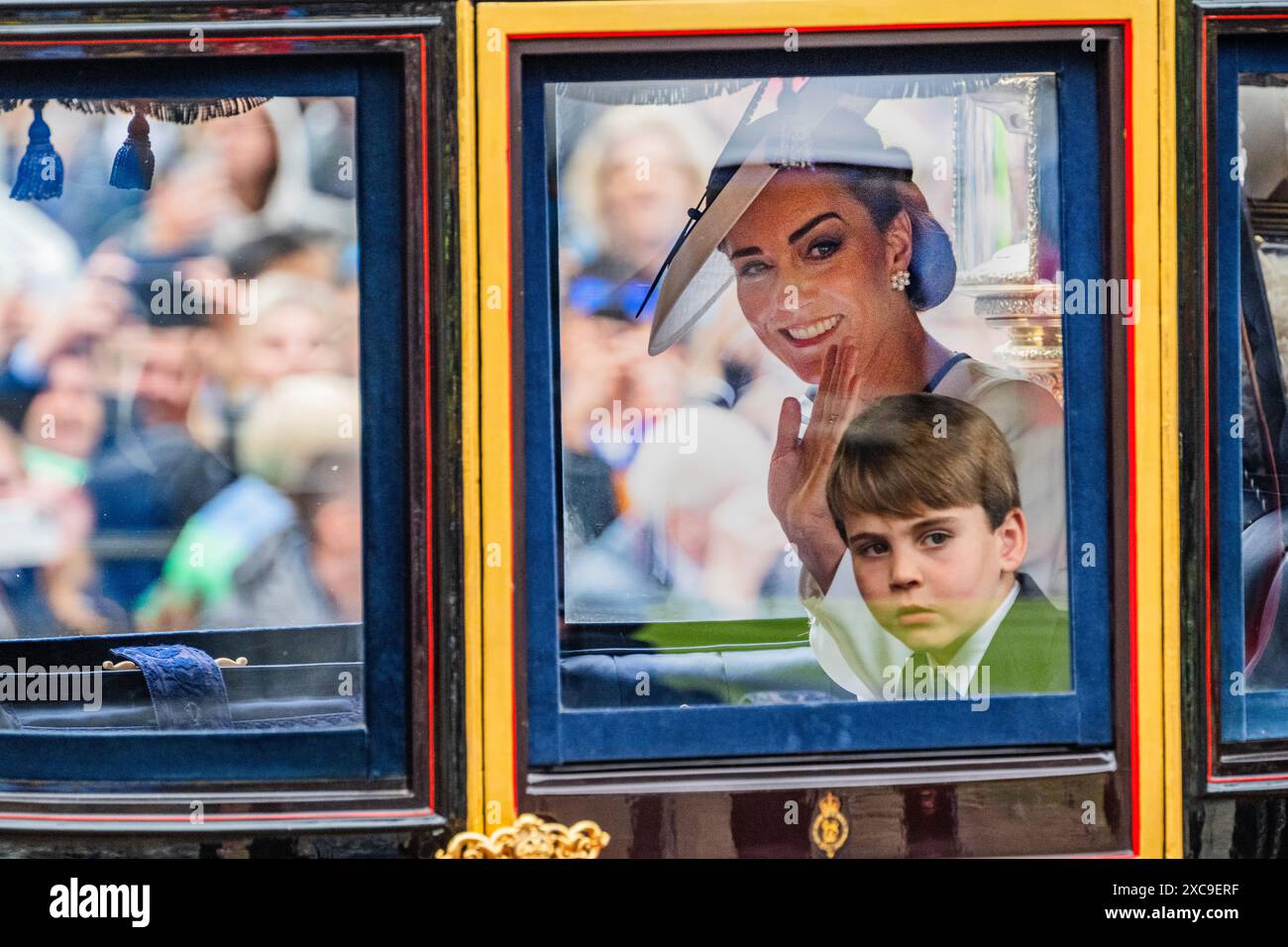 London, UK. 15th June, 2024. Kate the Princess of Wales and her ...