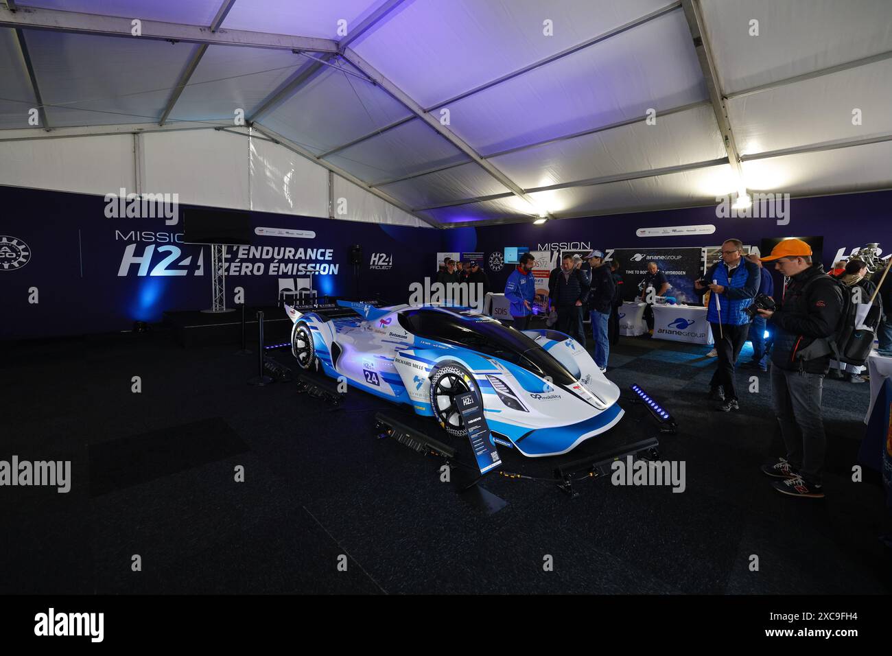H24, during the Warm-Up of the 2024 24 Hours of Le Mans, 4th round of ...