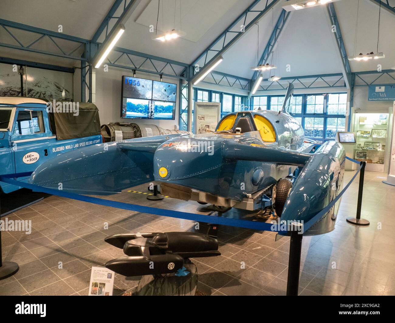 Donald Campbell's restored Bluebird in which he died breaking the world ...