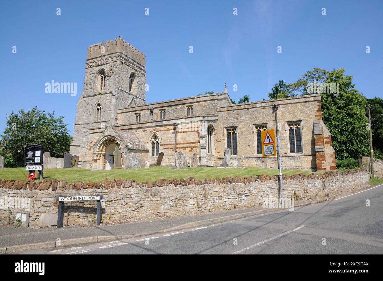 All Saints Church, Great Addington, Northamptonshire Stock Photo - Alamy