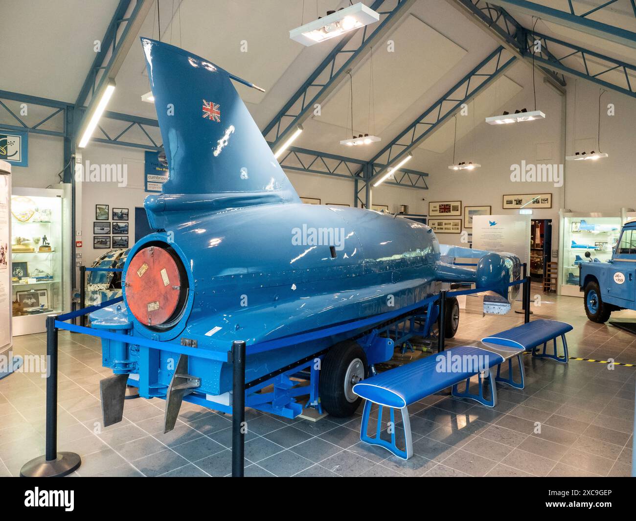 Donald Campbell's restored Bluebird in which he died breaking the world ...