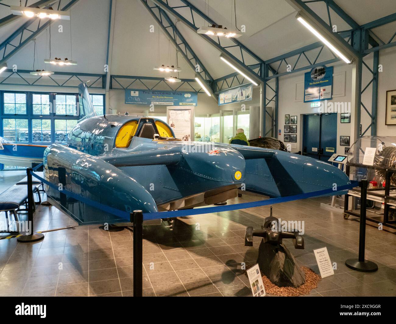 Donald Campbell's restored Bluebird in which he died breaking the world ...