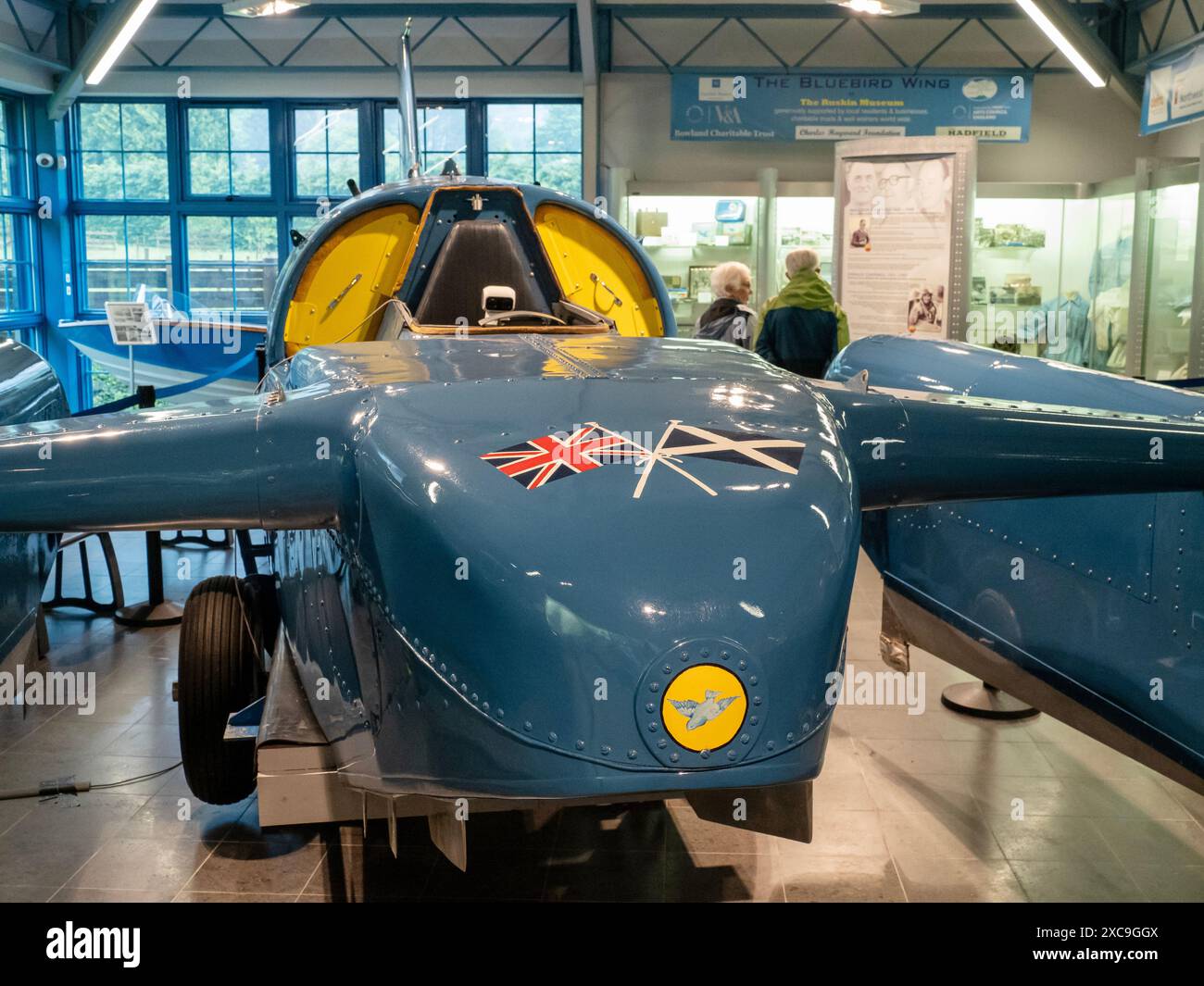 Donald Campbell's restored Bluebird in which he died breaking the world ...