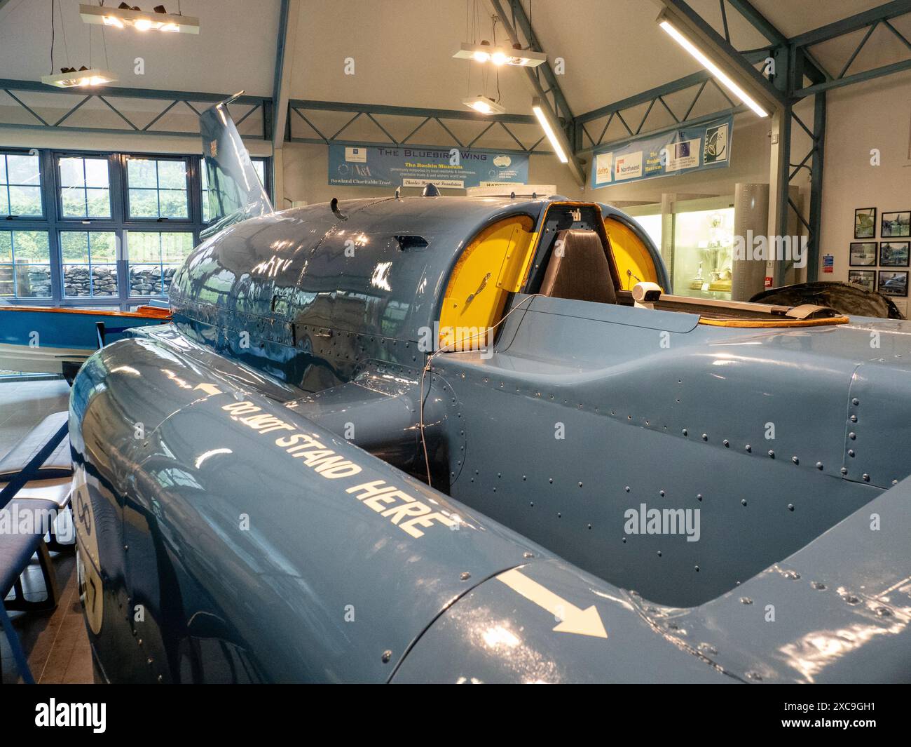 Donald Campbell's restored Bluebird in which he died breaking the world ...