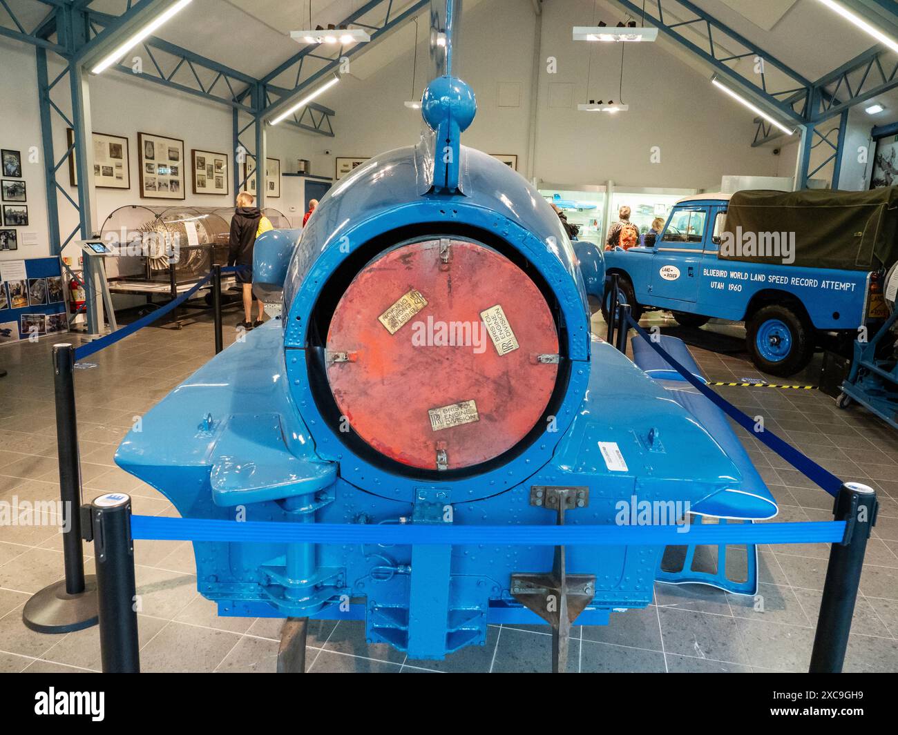 Donald Campbell's restored Bluebird in which he died breaking the world ...