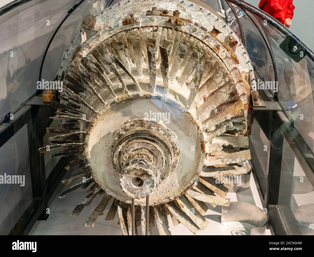 The jet engine from Donald Campbell's Bluebird in which he died ...