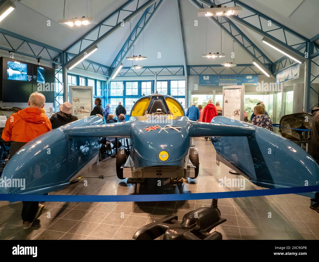 Donald Campbell's restored Bluebird in which he died breaking the world ...