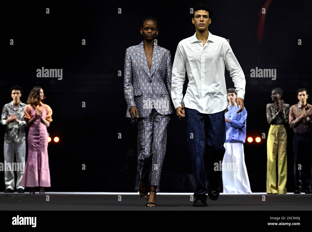 Prague, Czech Republic. 15th June, 2024. Winners Micklate Deci of ...