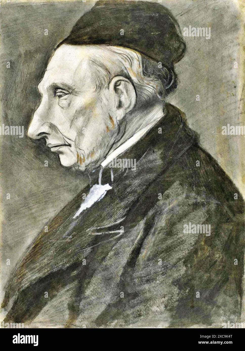 The artists grandfather, 1883 (Painting) Artist Gogh, Vincent van (1853 ...