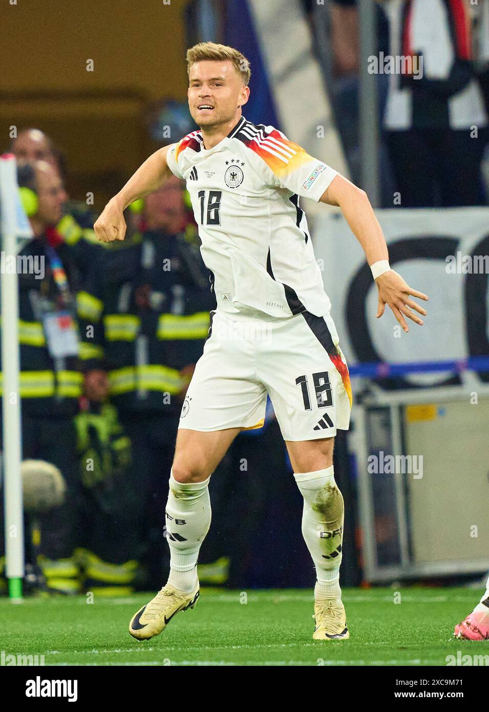 Jamal Musiala, DFB 10 celebrates his goal, happy, laugh, celebration, 2 ...