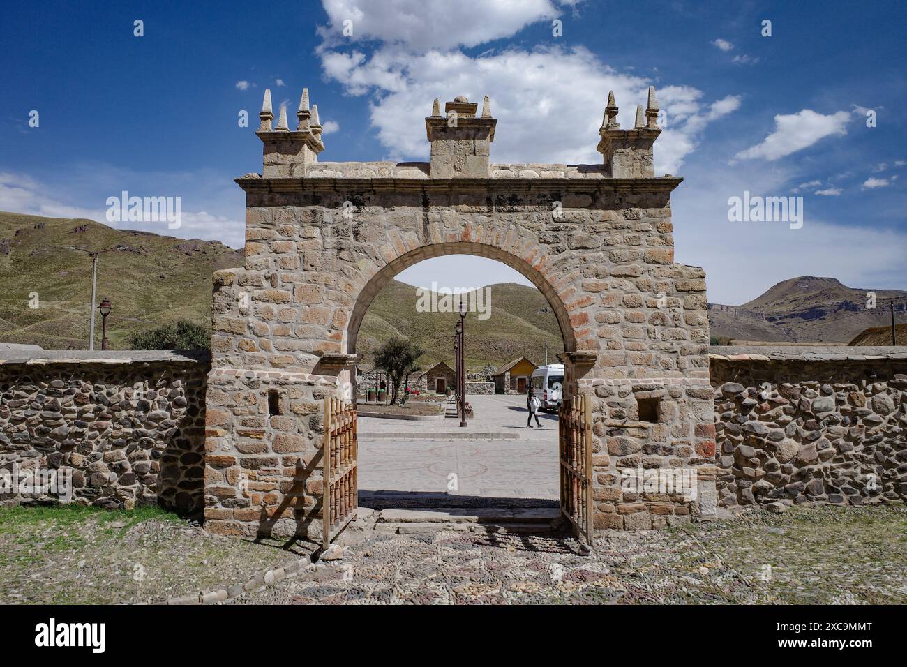 Sibayo, Peru - Dec 5, 2023: Colonial Church Iglesia de Sibayo in the ...