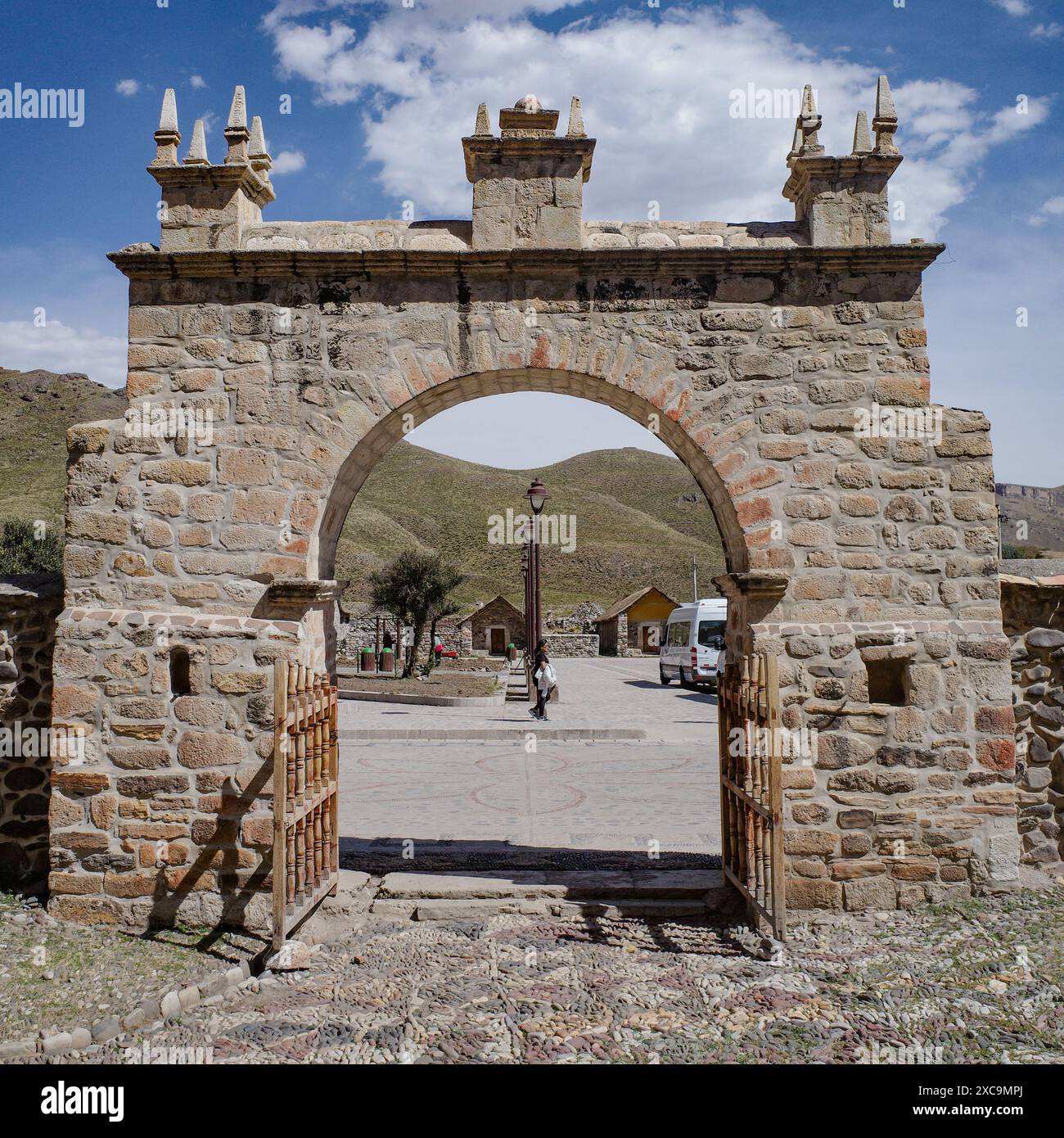 Sibayo, Peru - Dec 5, 2023: Colonial Church Iglesia de Sibayo in the ...