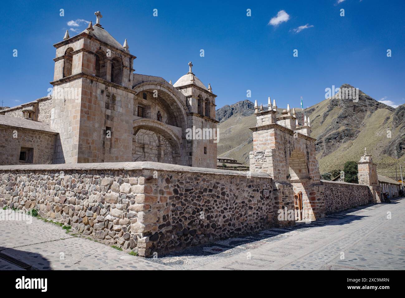 Sibayo, Peru - Dec 5, 2023: Colonial Church Iglesia de Sibayo in the ...