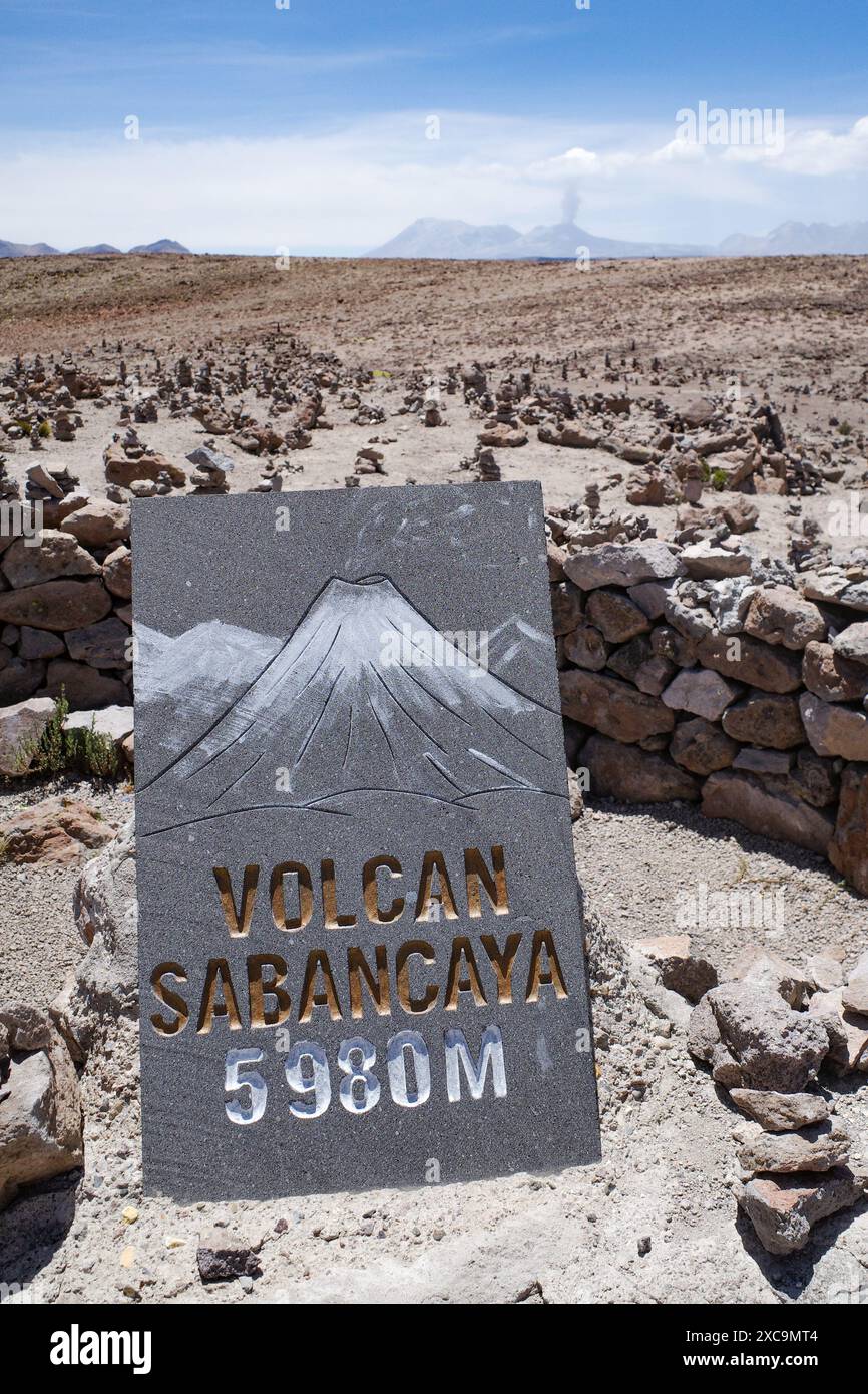 Arequipa, Peru - Dec 5, 2023: Mirador De Los Volcanes (Volcano ...