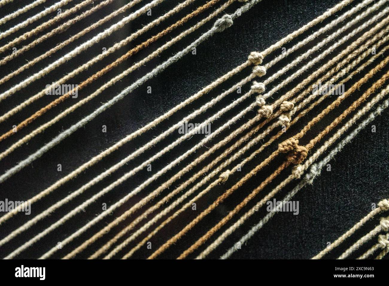 Incan quipu hi-res stock photography and images - Alamy