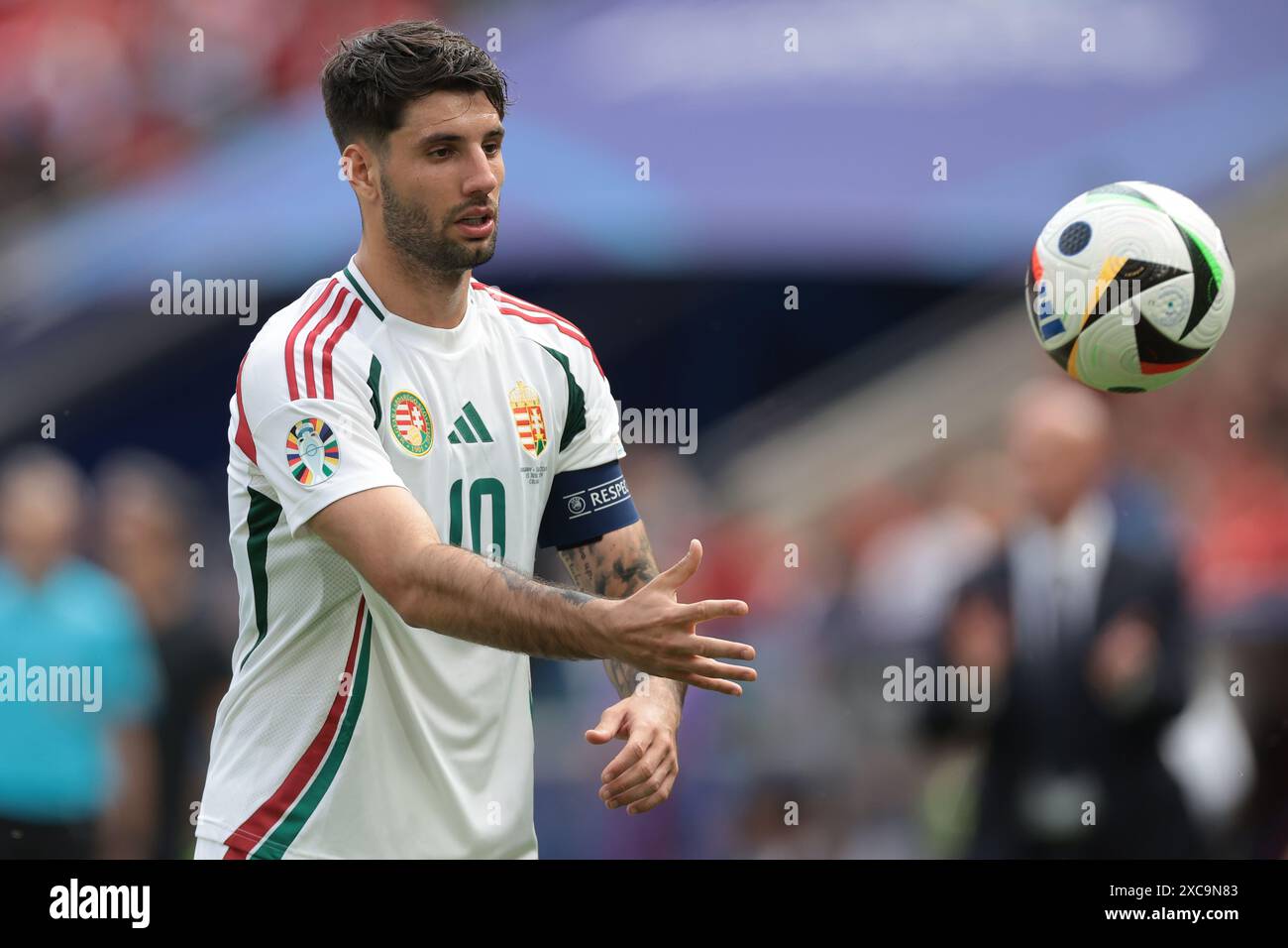 Cologne, Germany. 15th June, 2024. Dominik Szoboszlai of Hungary during ...