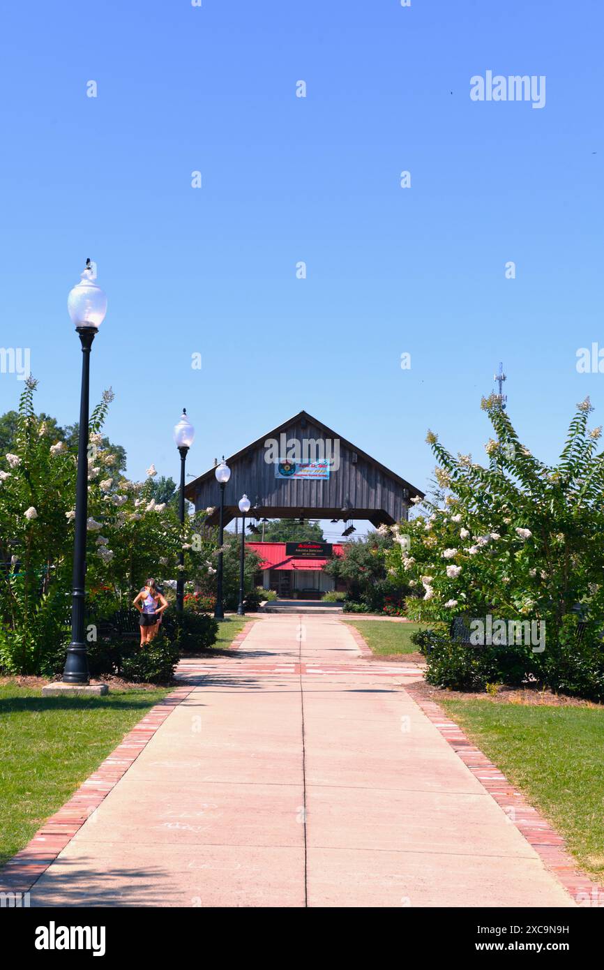 City Park pavilion, in Crystal Springs, Mississippi Stock Photo - Alamy