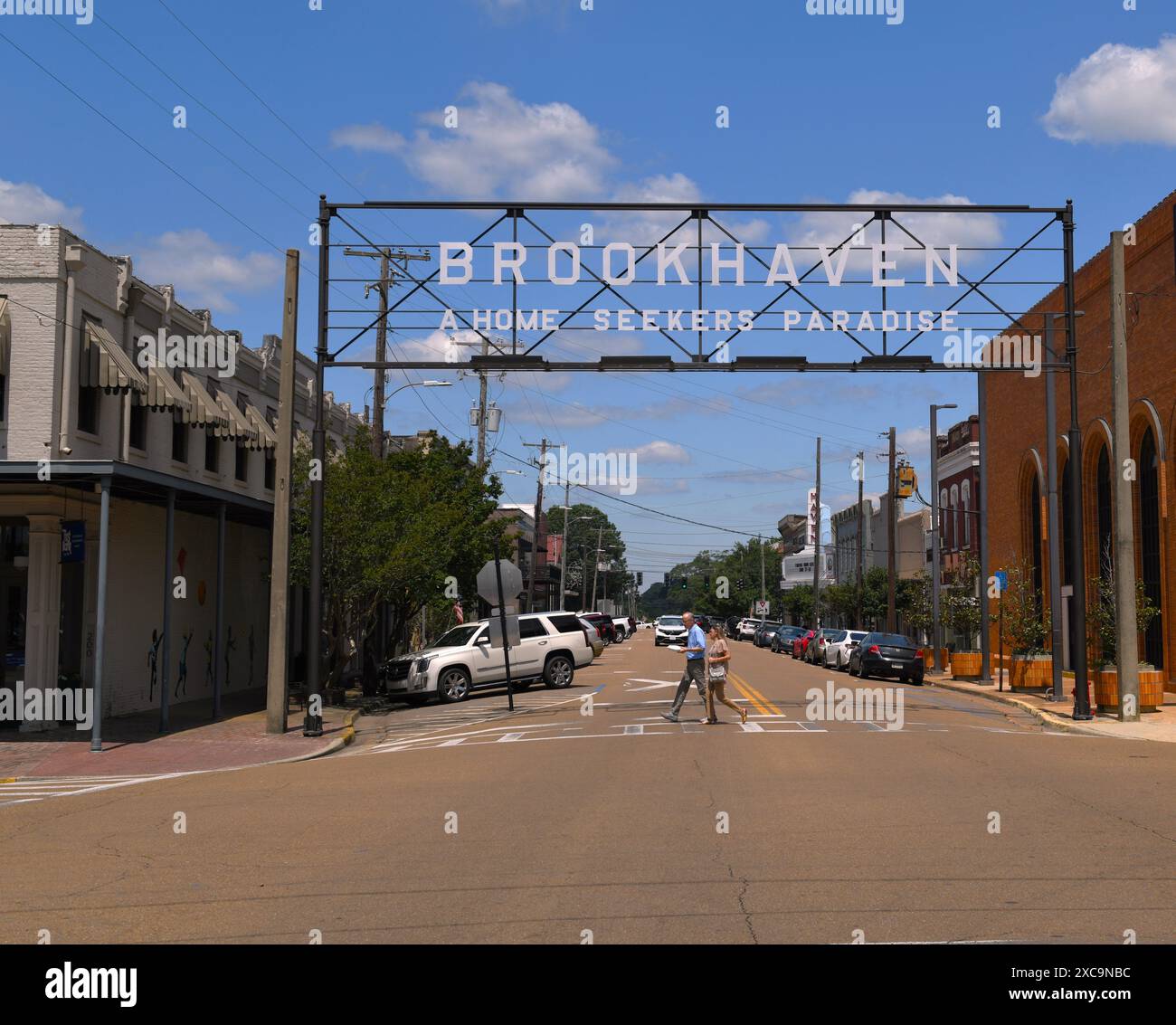 Old downtown Brookhaven, Copiah County, Mississippi Stock Photo - Alamy