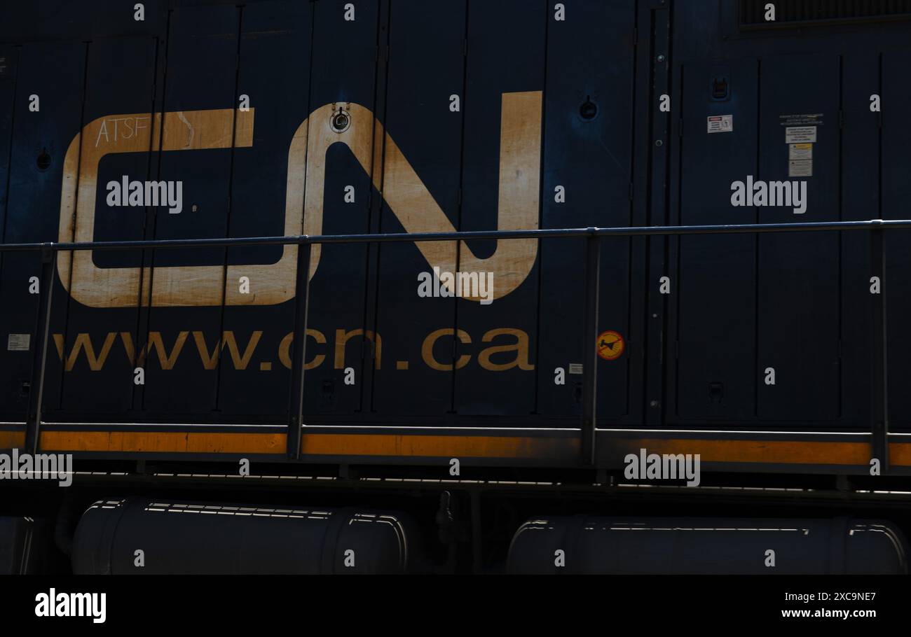 Canadian national railroad hi-res stock photography and images - Alamy